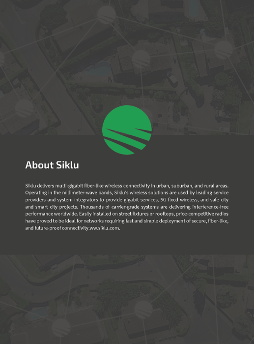 Providing Gigabits of Capacity with Siklu MultiHaul